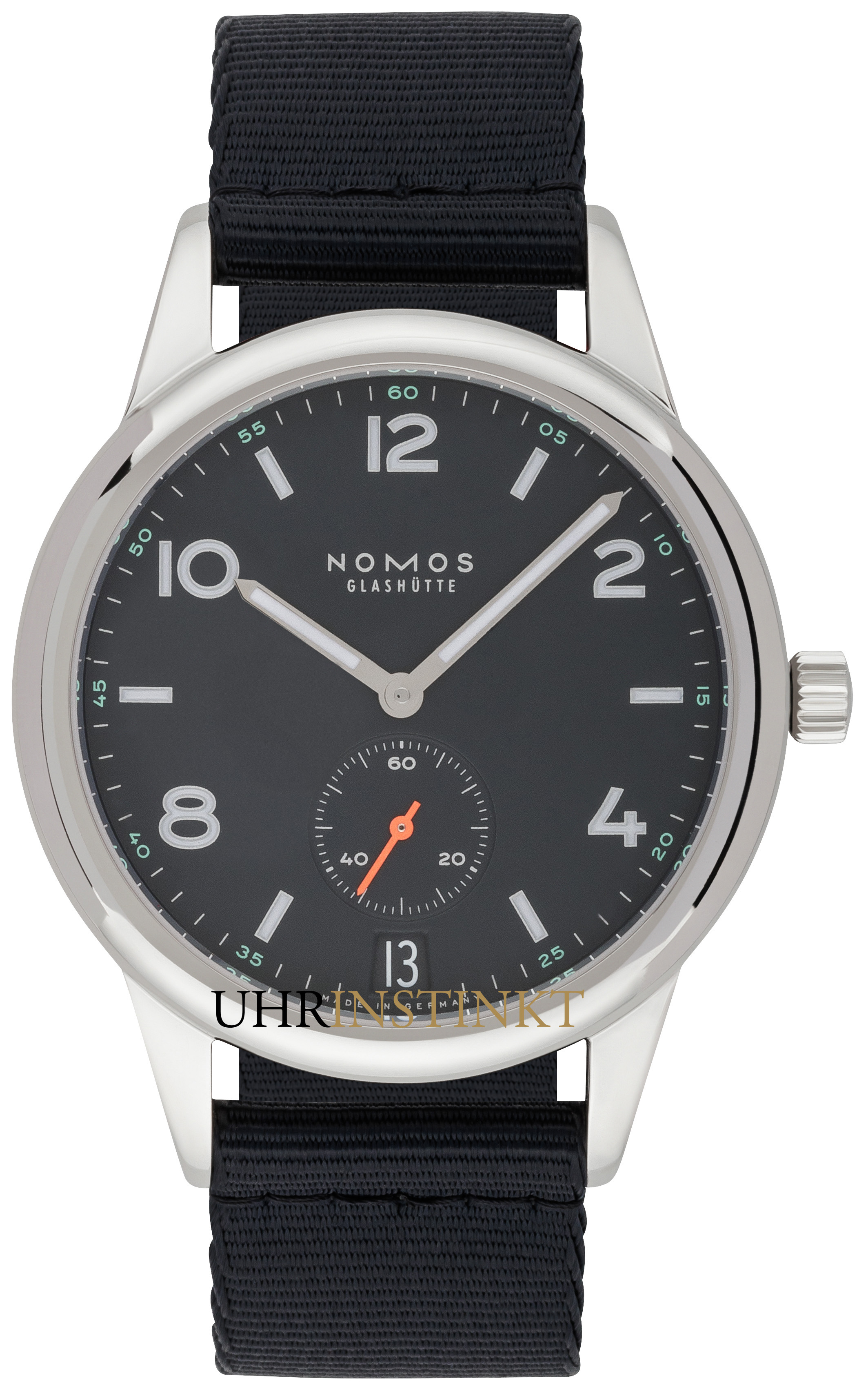 NOMOS Glashütte Club Automat Datum Atlantik - 776 | Uhrinstinkt