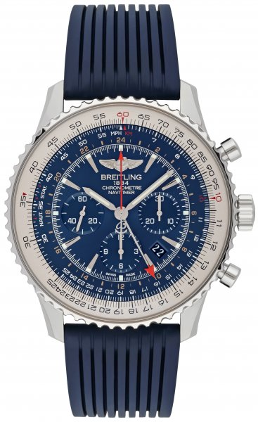 Breitling Navitimer GMT Aurora Blue Limited Edition - AB04411A.C937 ...